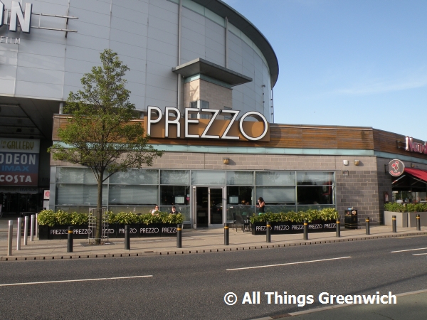 Prezzo | Unit 3, Odeon Cinema Complex, Bugsbys Way, SE10 0QJ | Italian ...